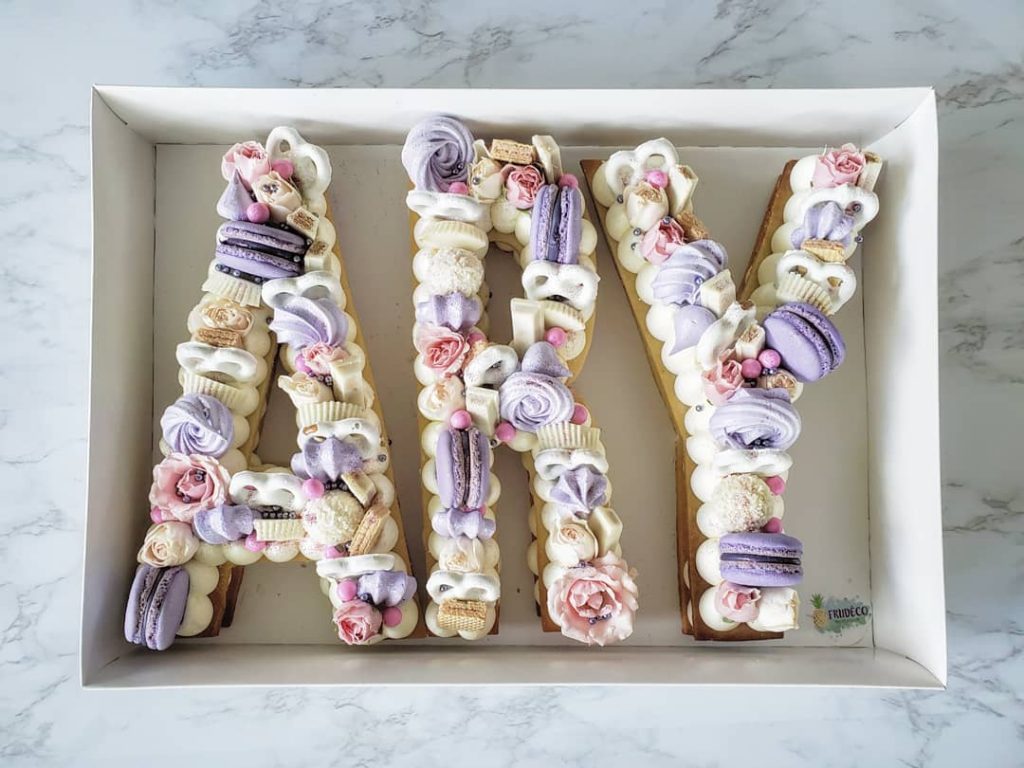 Letter Cakes - Frudeco Miami