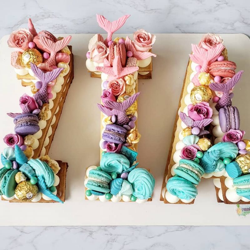 3 IN A BOX - Letters up to 20 servings (19"x14") - Frudeco Miami