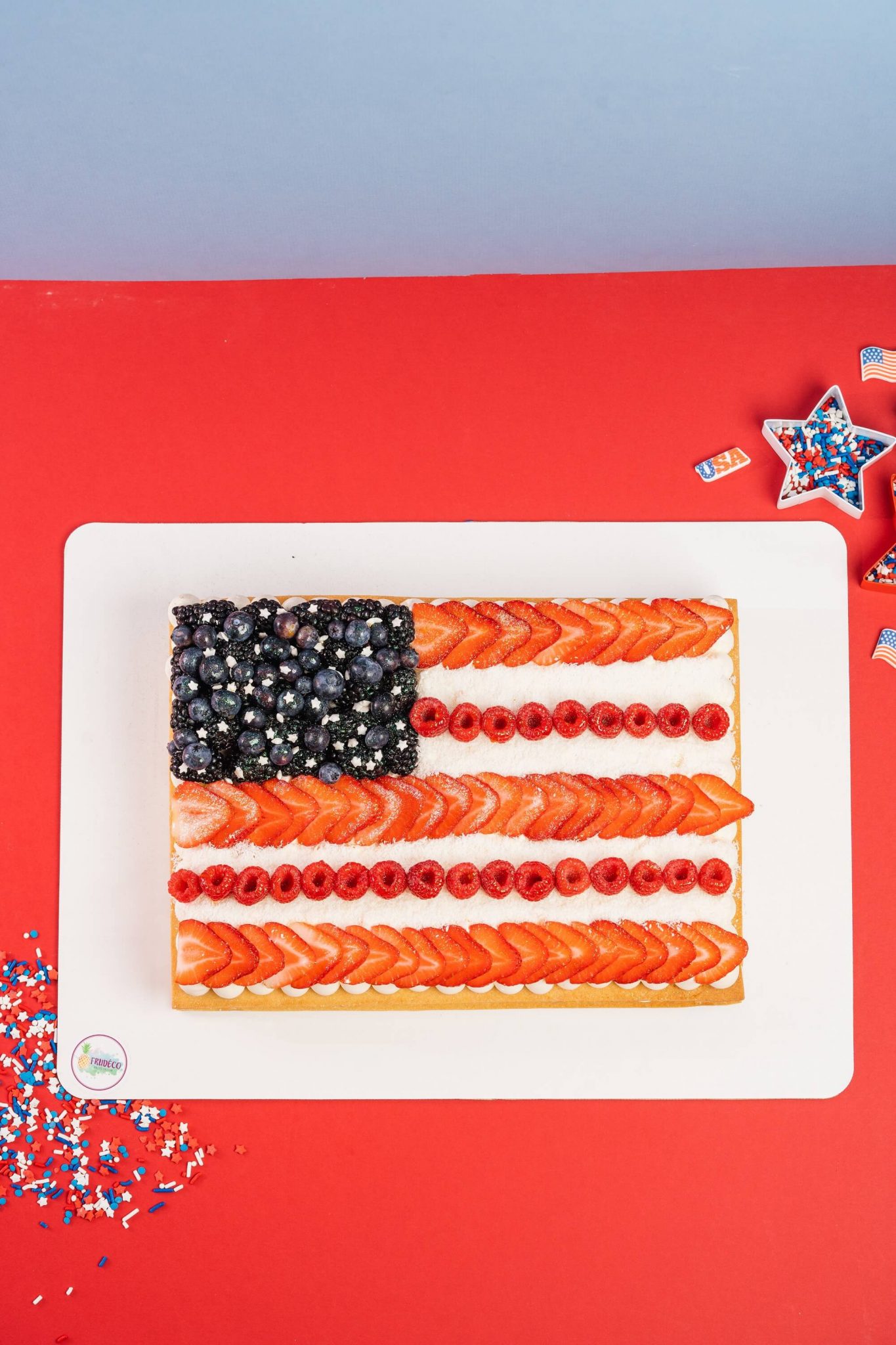 AMERICAN FLAG - USA CAKE - Frudeco Miami