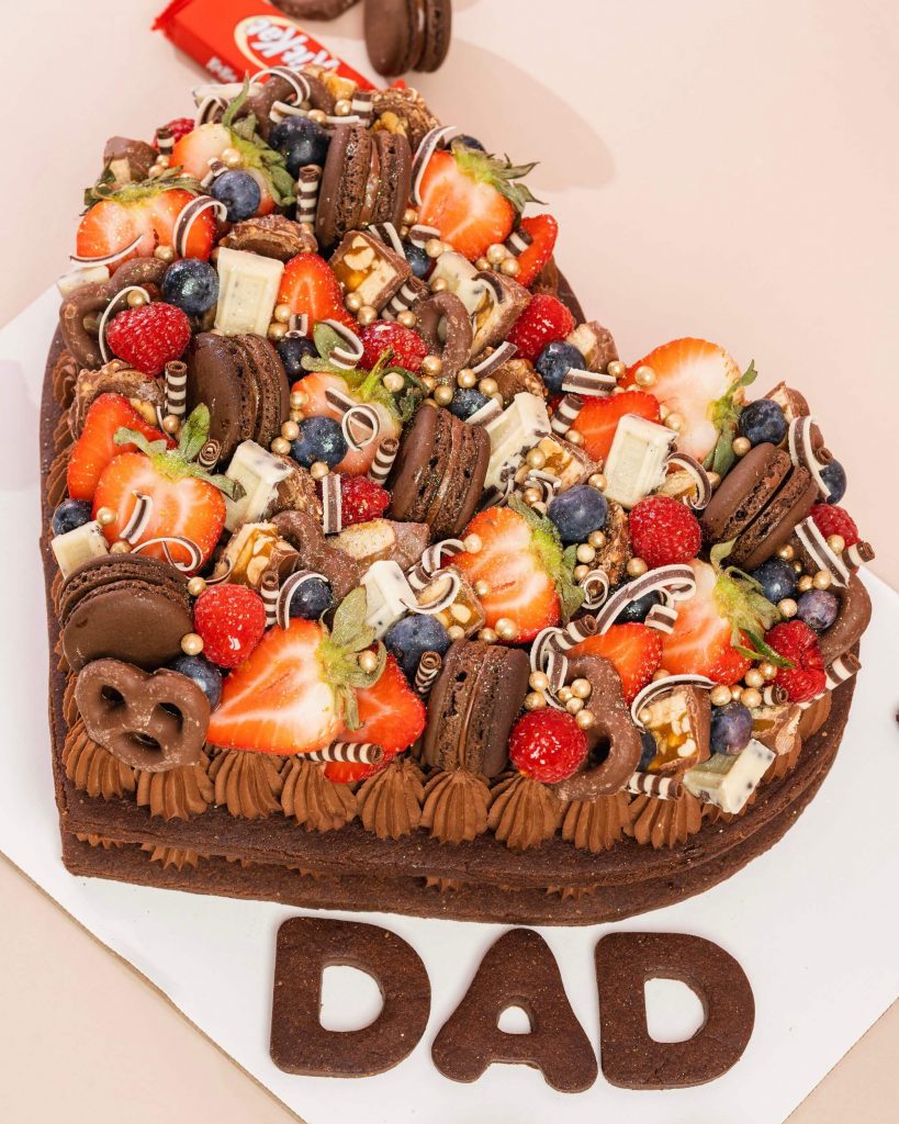 Heart [DAD] Cake - Frudeco Miami