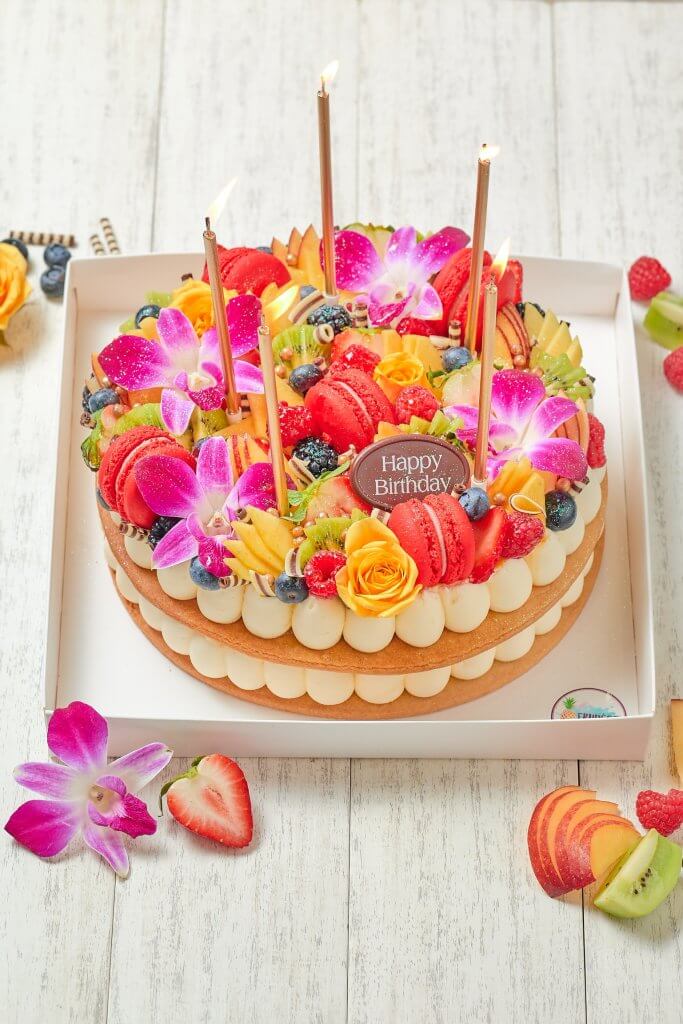 ROUND FRUDECO BIRTHDAY CAKE (2 sizes available 10"X10") - Frudeco Miami
