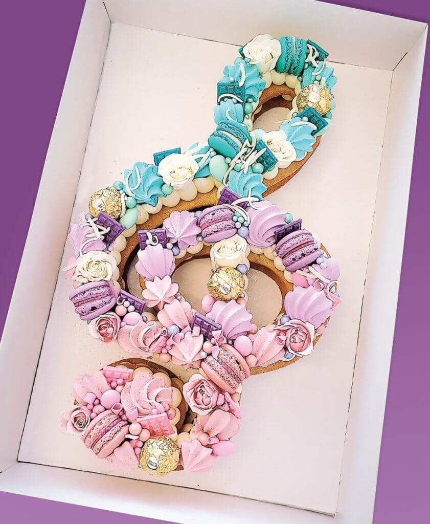 LARGE SOL KEY - MUSCIAL NOTE CAKE up to 20 servings (18.5"x12.5 ...