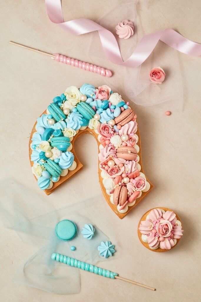 LARGE QUESTION MARK? - CAKE up to 20 servings (18.5"x12.5") - Frudeco Miami