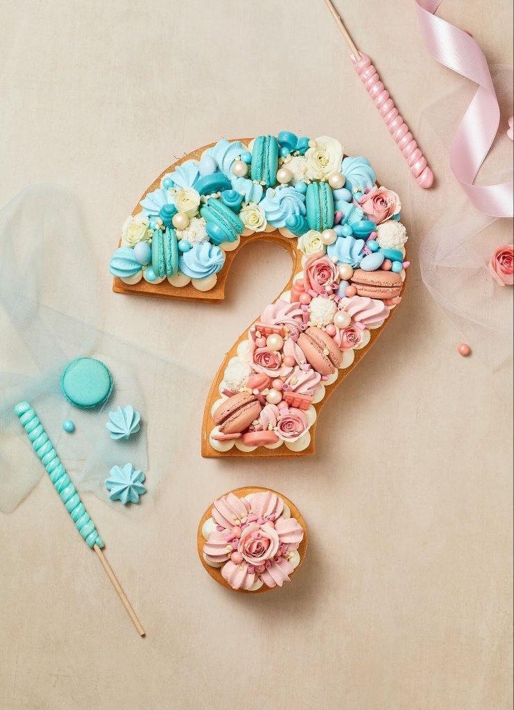 LARGE QUESTION MARK? - CAKE up to 20 servings (18.5"x12.5") - Frudeco Miami