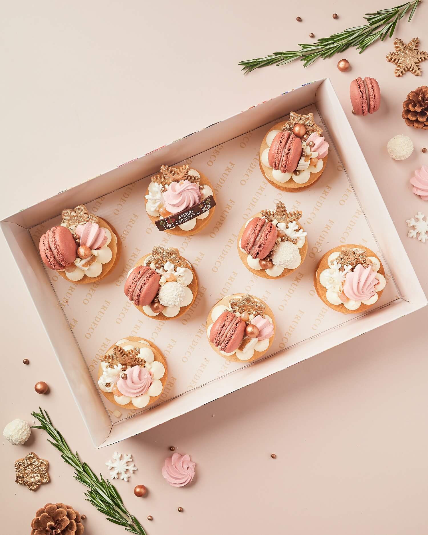 Christmas Mini Cake Box - Frudeco Miami