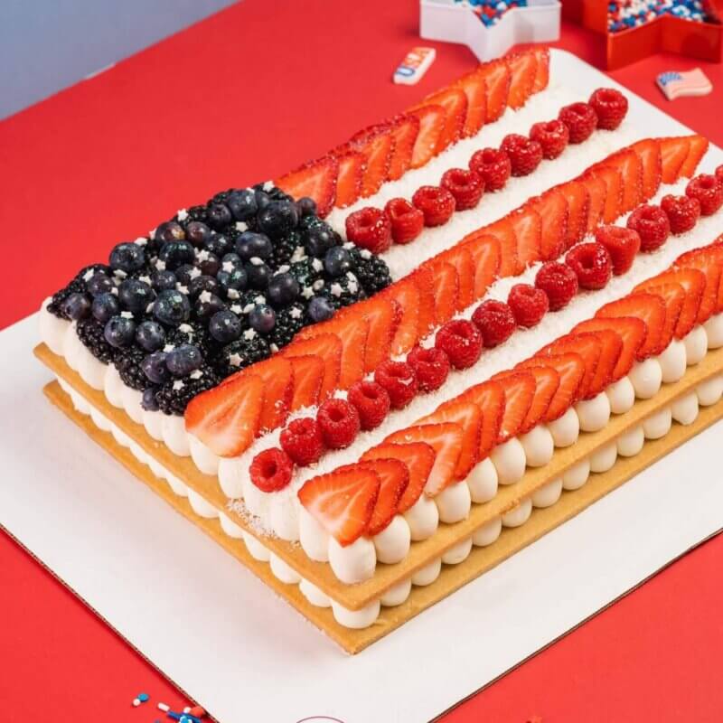American Flag - USA CAKE - Frudeco Miami