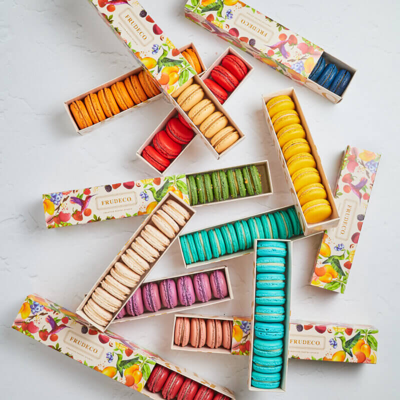 French Macarons Pack [12] ~ Original Recipe - Frudeco Miami